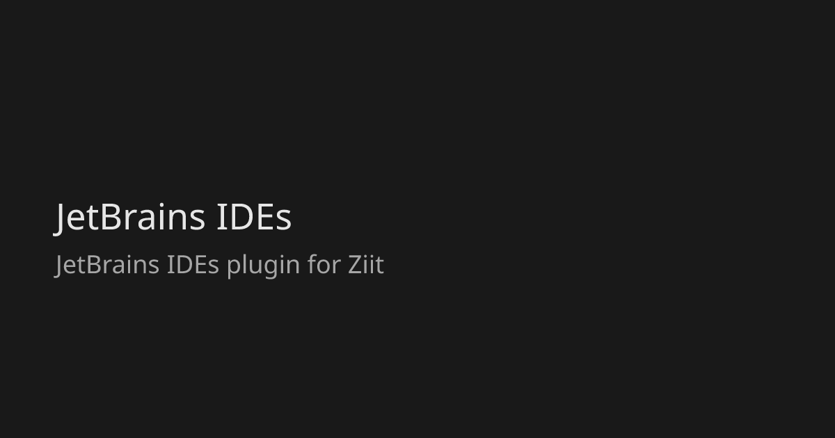 JetBrains IDEs